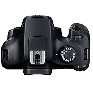 Canon EOS 4000D DSLR Camera w/Canon EF-S 18-55mm F/3.5-5.6 III Zoom Lens + Case + 32GB SD Card (15pc Bundle) (Renewed)