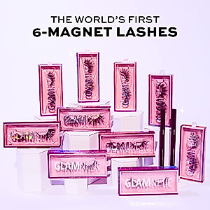 Glamnetic Magnetic Eyelashes - Virgo | Short Magnetic Lashes, 60 Wears Reusable Faux Mink Lashes Natural Look - 1 Pair