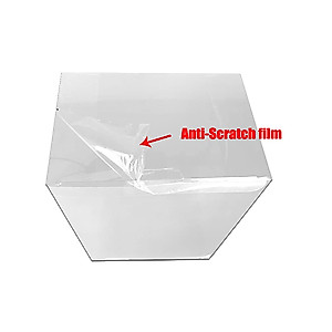 WICAREYO 10pcs Carts Clear CIB Case Sleeve Box compatible for Gameboy Color Advance GBA GBC NGPC Cartridge Protector