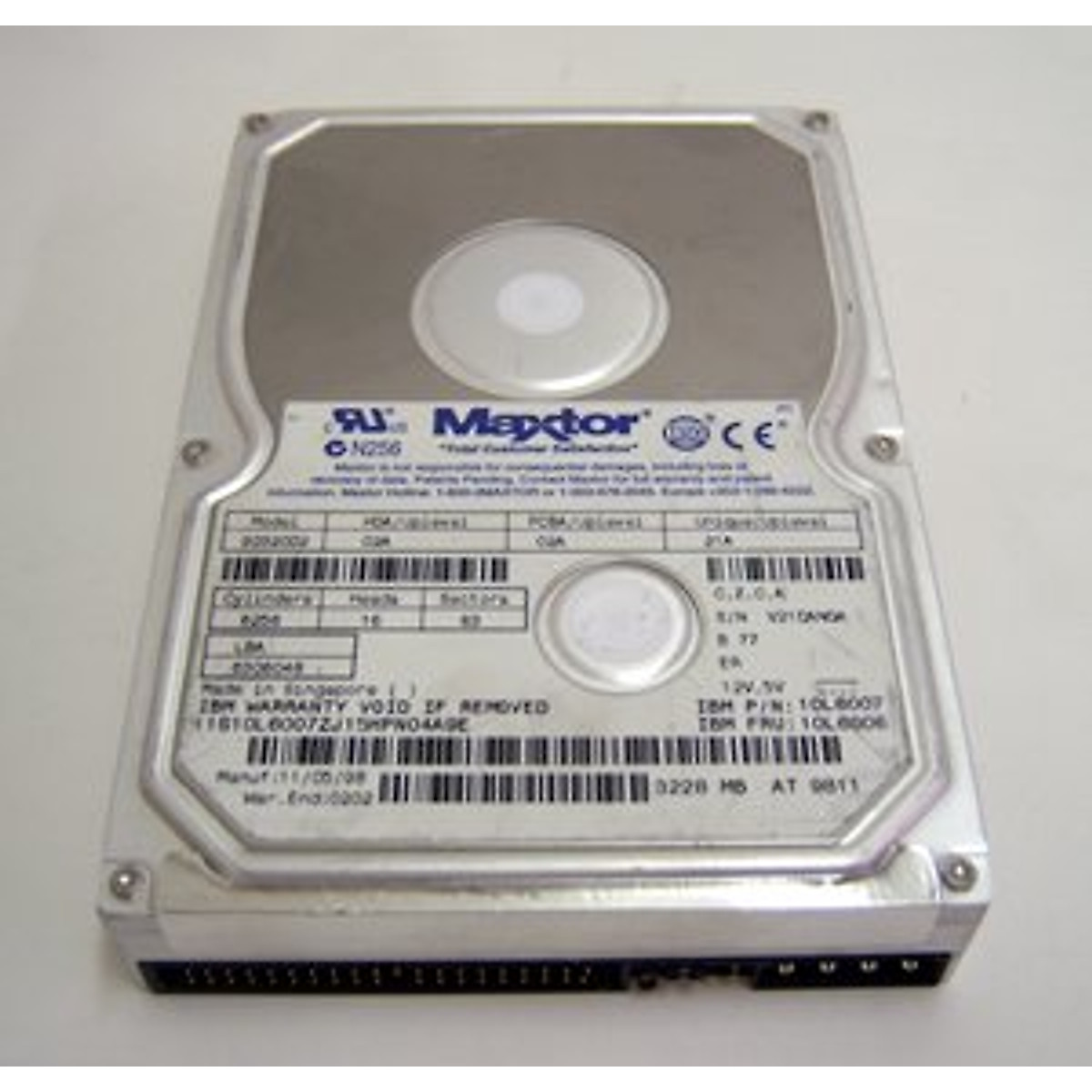 Maxtor 832400000 3.2GB 3.5 INCH IDE Hard Drive PCBA 24A UNI