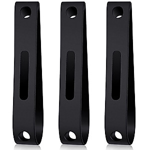 Shappy 3 Pieces Firefighter Helmet Band Rubber Fire Helmet Band with Hole Fire Helmet Accessories Heavy Duty Firefighter Hat Adult Strap Holds in Place Strong Elasticity to Fixed Flashlight