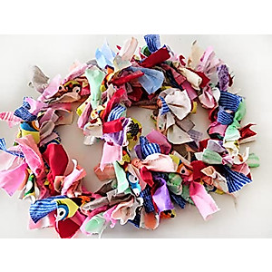 Litewoo Parrot Swing Toy Chewing Garland Toy Pendant Beautifully Decorated for Bird Parakeet Cockatiel Canary Macaw Budgie Lovebirds Conures Finches