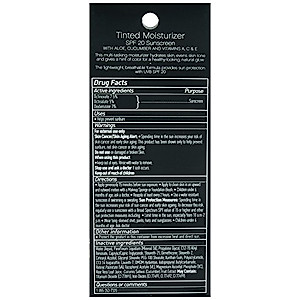 e.l.f. Cosmetics Tinted Moisturizer, Light Coverage, UVA/UVB SPF 20 Protection, Beige, 0.88 Fluid Ounces