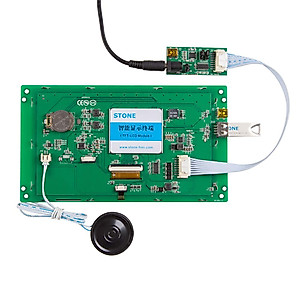 10.1 Inch Serial LCD Display Module with Program + Touch Screen for Equipment Control Panel(10.1 Inch, WTVC101WT-01)