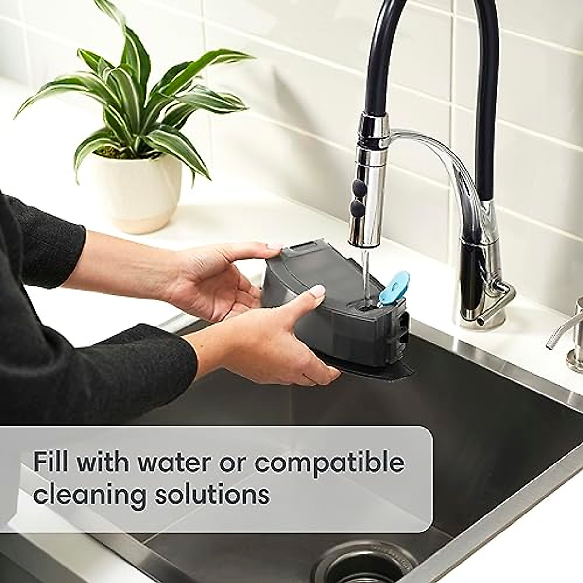 iRobot Roomba Combo j5 Robot - 2-in-1 Vacuum with Optional Mopping, Identifies & Avoids Obstacles Like Pet Waste & Cords, Clean by Room with Smart Mapping, Works with Alexa, Ideal for Pet Hair