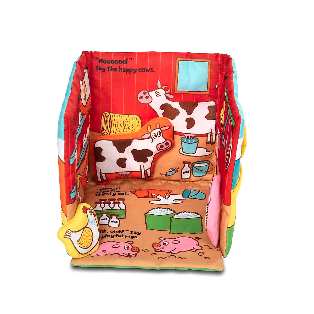 Melissa & Doug K’s Kids On The Farm 8-Page Soft Activity Book for Babies and Toddlers