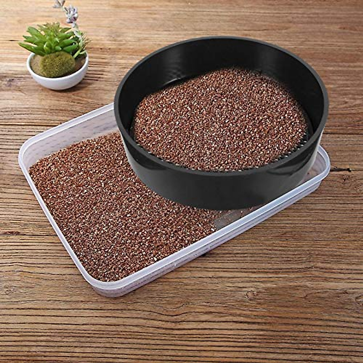 DOITOOL 20pcs Classifier Sifting Pan Outdoor Gold Panning Soil Sifter Sieve Mesh Screen Classifier for Garden Outdoor