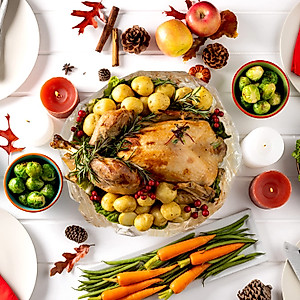 WRAPOK Oven Cooking Bags Small Size Roasting Baking Bag for Meats Ham Ribs Poultry Seafood on Thanksgiving, 10 x 15 Inch - 16 Bags Total(Pack of 2)