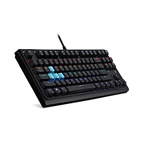 Acer Predator Aethon 301 TKL Gaming Keyboard - Gateron Blue Switches | 6 Zone Backlit LED Color Keys | 7 Level Brightness | 8 Preset Lighting Modes