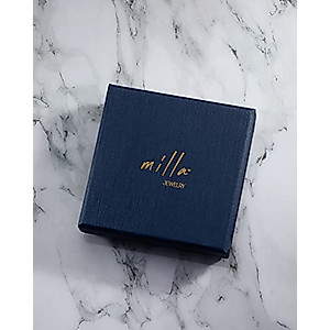 MILLA Neon Colorful Hoop Earrings - Sparkly Red Hoop Earrings, Cute Pink Hoop Earrings, Tiny Purple Earrings for Women, Royal Blue Earrings for Women & More (June - Lavender)