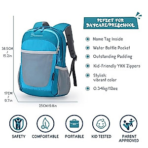 MOUNTAINTOP 8L Kids Backpack for Boys Girls Kindergarten Preschool Children Daypack