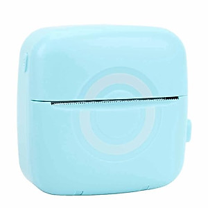 Smart Printer, Pocket Printer Efficient Safe APP Control for Journal for Memo (Sky Blue)