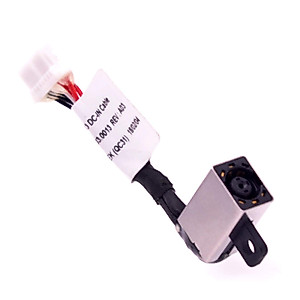 Deal4GO DC Power Jack Cable Harness Charging Socket for Dell Inspiron 15 5568 7569 7579 5578 7573 7570 13-5368 5378 7368 7378 Latitude 3390 0JDX1R PF8JG 450.07R03.0013