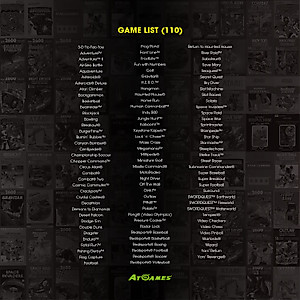 Atari Flashback Console 50th Anniversary Edition, Retro Game Console, Built-in 110 Classic Games, Two Joystick Controllers, HDMI, PLUG & PLAY on HD TV