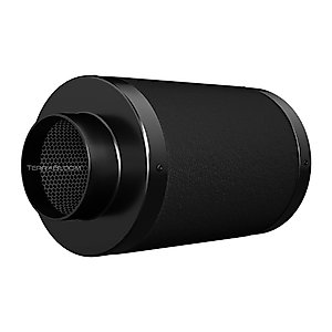 TerraBloom 4" x 16" Carbon Filter for Grow Tent - 46mm Charcoal Carbon Air Filter - Maximize Airflow with 350 CFM - Premium Carbon Air Filter & Charcoal Filter for Homes & Commercial Applications