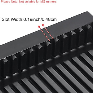 Model Pieces Shelves for Gundam,Holder Stand Organizer Rack for Gundam Model Action Figures DIY Model Making Accessories,Plastic Tool Storage Container for Gundam Hobby Model Making Parts,Black