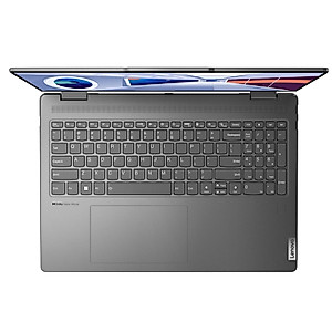 Lenovo Yoga 7i 2 in 1 Laptop - 16" WUXGA 300 Nits 16:10 Touch-Screen Laptop – Core i5-1335U - 2xThunderbolt4 - Wi-Fi6E - Backlit KB- Storm Grey Win11 Pro (16GB RAM | 512GB SSD) (16-512)