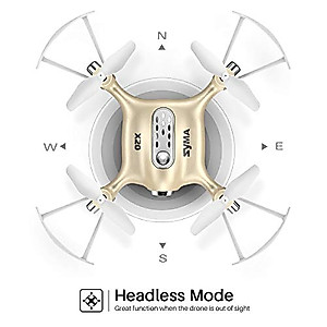 Pocket Drones for Kids with Headless Mode,Altitude Hold,3D Flip,2.4Ghz Nano LED Small RC Quadcopter，Easy to Fly Indoor Helicopter Plane for Beginners