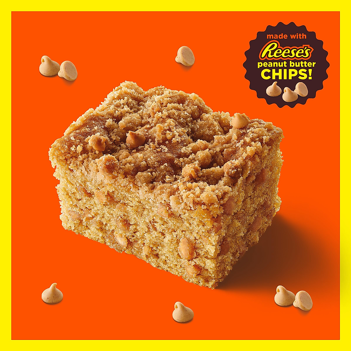 Betty Crocker REESE'S Peanut Butter Coffee Cake Mix with Brown Sugar Streusel Topping, 14.2 oz