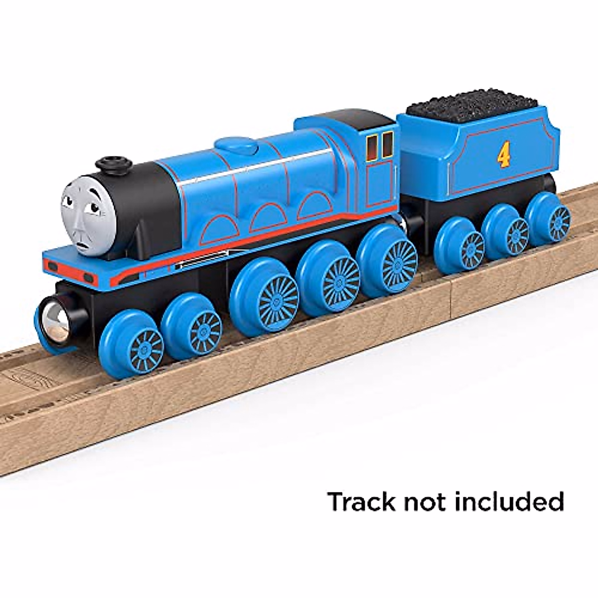 Thomas & Friends Wooden Railway Toy Train Gordon Push-Along Wood Engine & Coal Car For Toddlers & Preschool Kids Ages 2+ Years