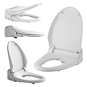 Bio Bidet USPA 6800 Heated Toilet Seat, Elongated, White