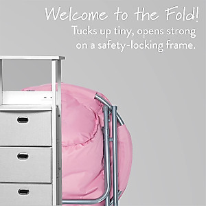 Urban Lifestyle Micromink Saucer Chair, Rainbow Tie Die