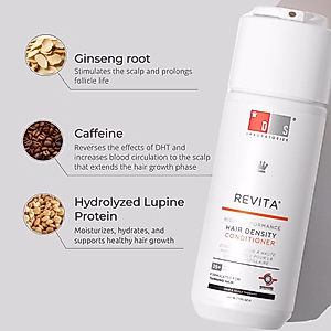 DS Laboratories Revita Hair Growth Conditioner for Fine & Thinning Hair, Biotin Treatment for Hair Regrowth, Thickening & Loss Prevention