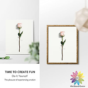 Mat Board Center, 11x14 Off White Color Uncut Photo Mat Boards - 1/16" Thickness - for Frames, Prints, Photos and More (10 Pack)