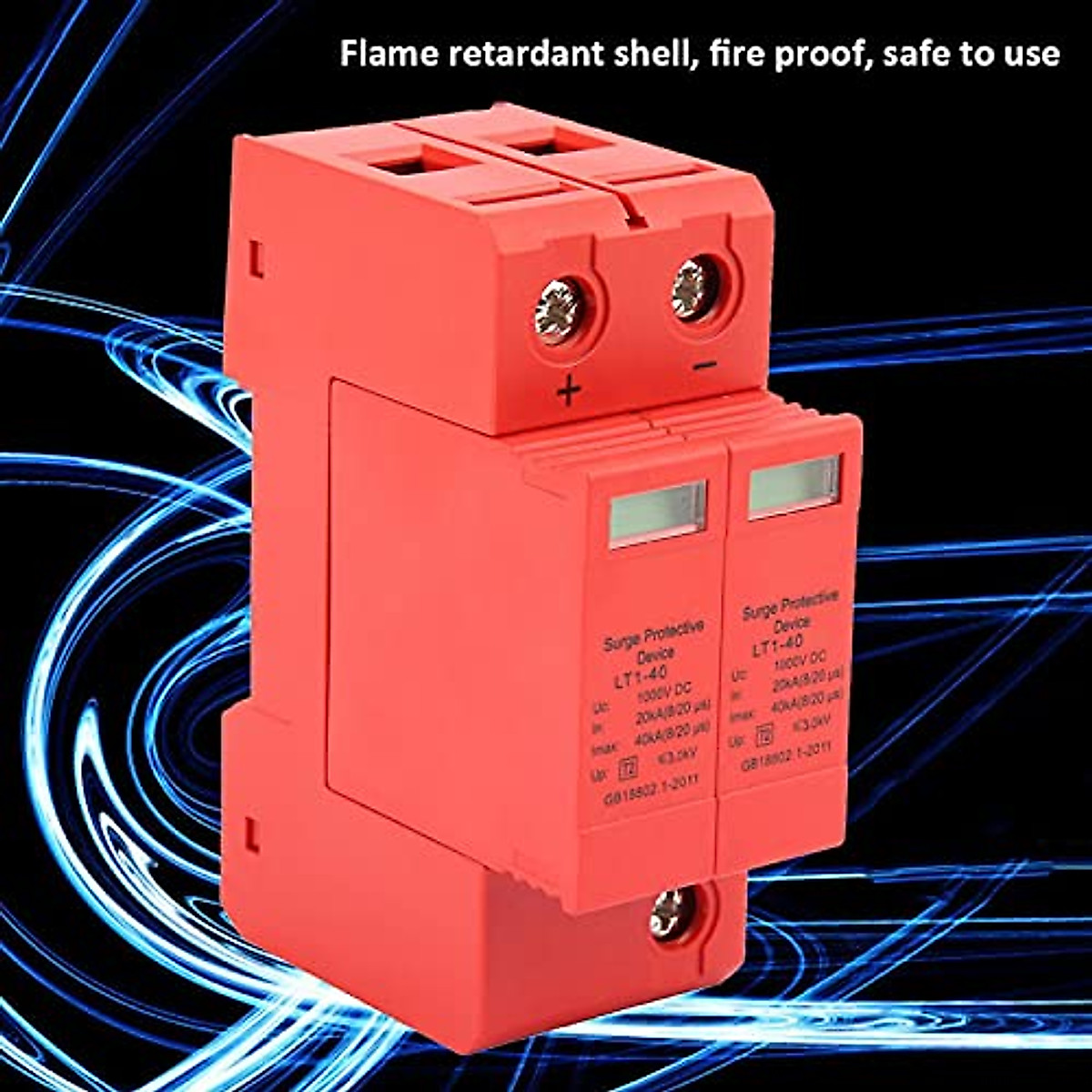 Low Voltage Whole House Surge Protector Device, DC1000V 2P 20KA~40KA Surge Protection House Surge Protector Circuit Breaker