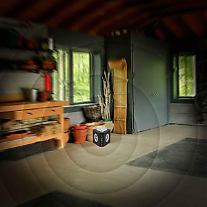 Angveirt Plug-in Rodent Reducer Repellent Ultra Sonic Mouse Electronic Repellers Mice Repelling Device Rat Pest Deterrent with 12 Strobe Lights for RV Garage Indoor