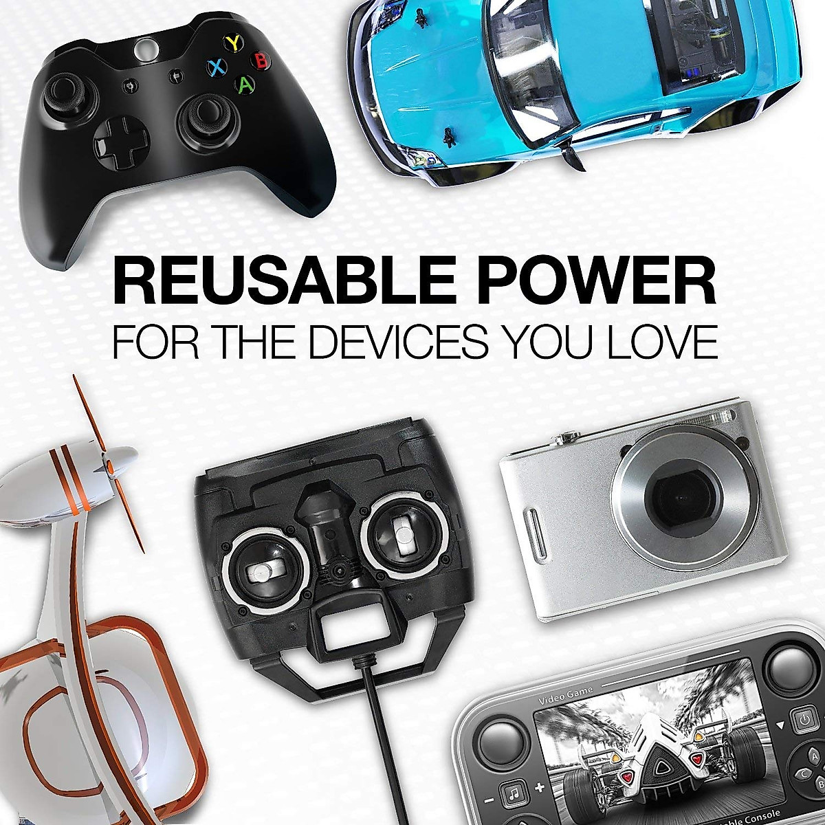 Rechargeable AAA Batteries, NiMH, 800 mAh, Pre-Charged, 4 Count (Recharge Power Plus) - EVENH12BP4, 2 Pack