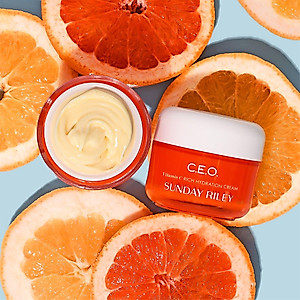 Sunday Riley C.E.O. Vitamin C Rich Hydration Cream Face Moisturizer