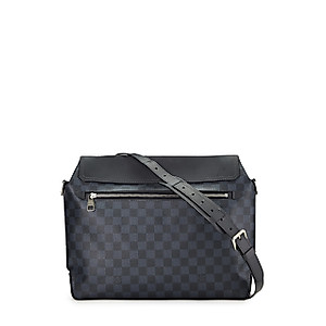 Louis Vuitton, Pre-Loved Damier Cobalt Greenwich Messenger, Blue