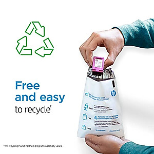 HP Original 933 Magenta Ink Cartridge | Works with OfficeJet 6100, 6600, 6700, 7110, 7510, 7610 Series | CN059AN