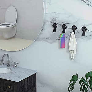 Antetek Suction Cup Hooks,Removable and Reusable Heavy Duty Vacuum Inside Shower Hooks for Glass Wall Window and Bathroom Kitchen Suction Hanger for Towel Loofah Wreath Bag and Coat (2 Pack)