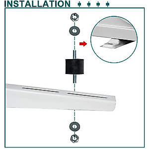 Daisypower Air Conditioner Rubber Vibration Mounting Bracket,M8 Anti-Vibration Isolator Pads for Outdoor Ductless Mini Split Units AC Condensers