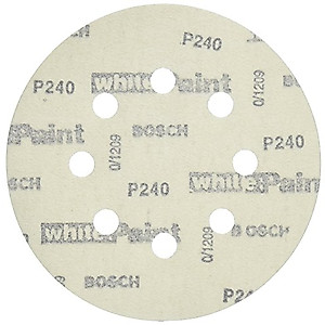 Bosch SR5W242 25-Piece 5 In. 240 Grit Non-Stick Coated Hook-And-Loop Sanding Discs