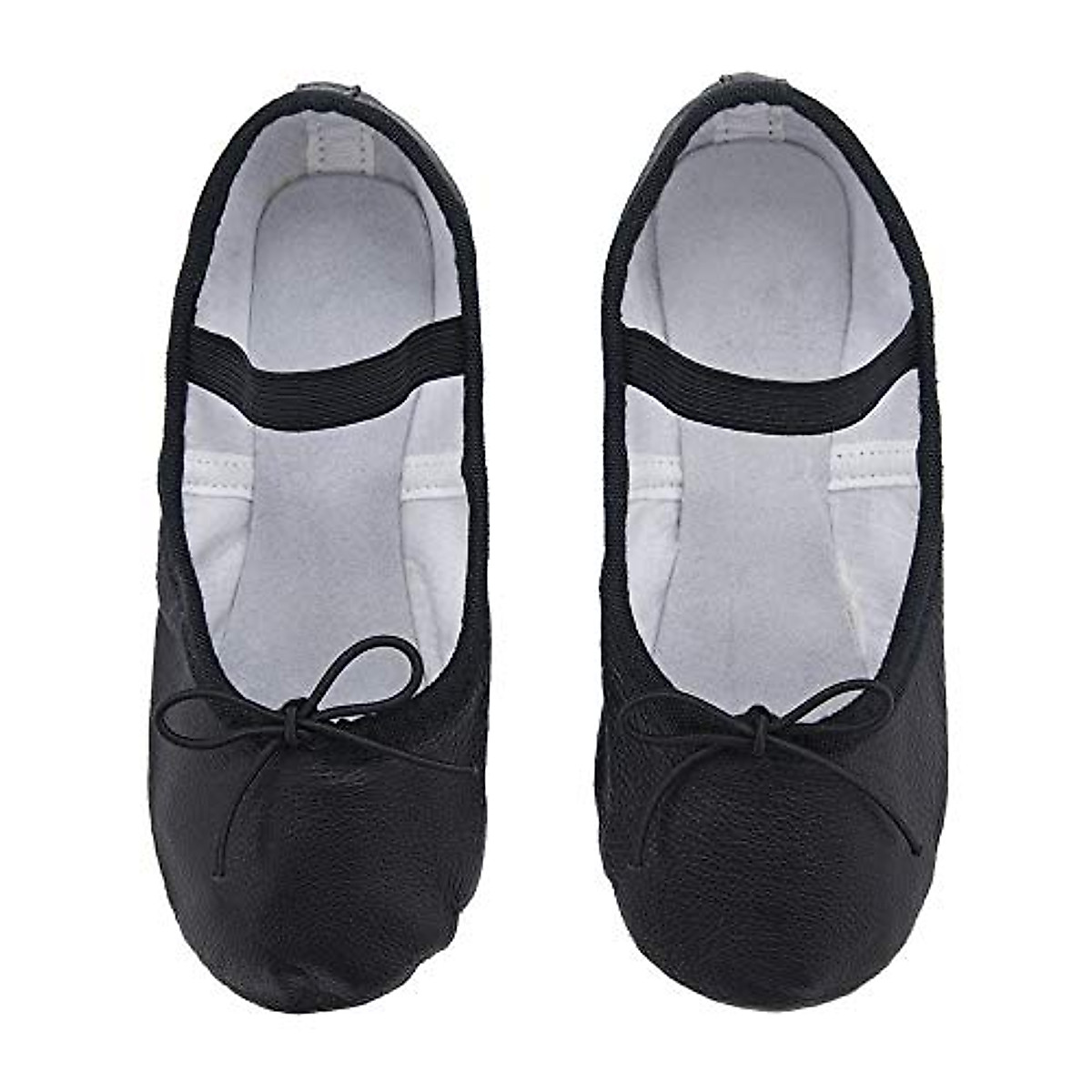 Dance Basix Leather Ballet Shoe for Women Black