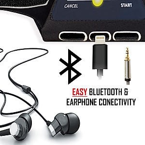 RevereSport Waterproof Running Armband for Phone with Case On (Otterbox, Lifeproof). Sports Phone Holder Compatible iPhone 15/14/13/12/11/SE Samsung S24/S23/S22/S21/S20 (Medium)