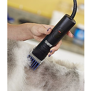 Andis ProClip UltraEdge 1-Speed Detachable Blade Clipper Kit, Professional Animal/Dog Grooming, Black, AGC (22545)