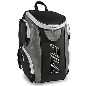 Fila Ultimate Tennis with Shoe Pocket, Black/Grey, One Size