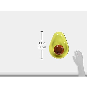TrueZoo Avocado Chip & Dip Bowl, Guacamole Serving Tray, Appetizer Platter, Party Dish