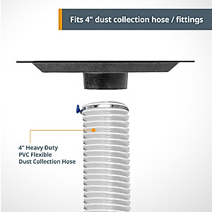 POWERTEC 70131 12-Inch Table Saw Dust Hood