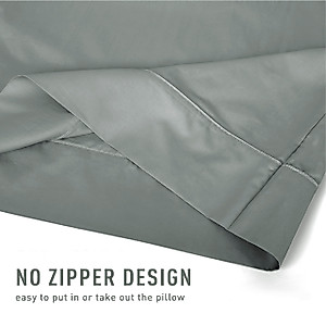 sunflower Extra Deep Pocket Queen Sheet Sets Fits 18"-24" in Deep Mattress -100% Cotton Queen Sheet Set, Ultimate Gray Hotel Luxury Soft Breathable Sheet Sets for Queen Bed Deep Pocket