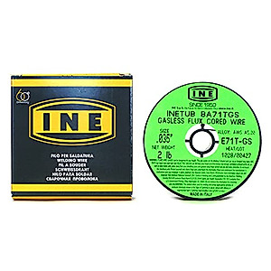 INETUB BA71TGS .035-Inch on 2-Pound Spool Carbon Steel Gasless Flux Cored Welding Wire