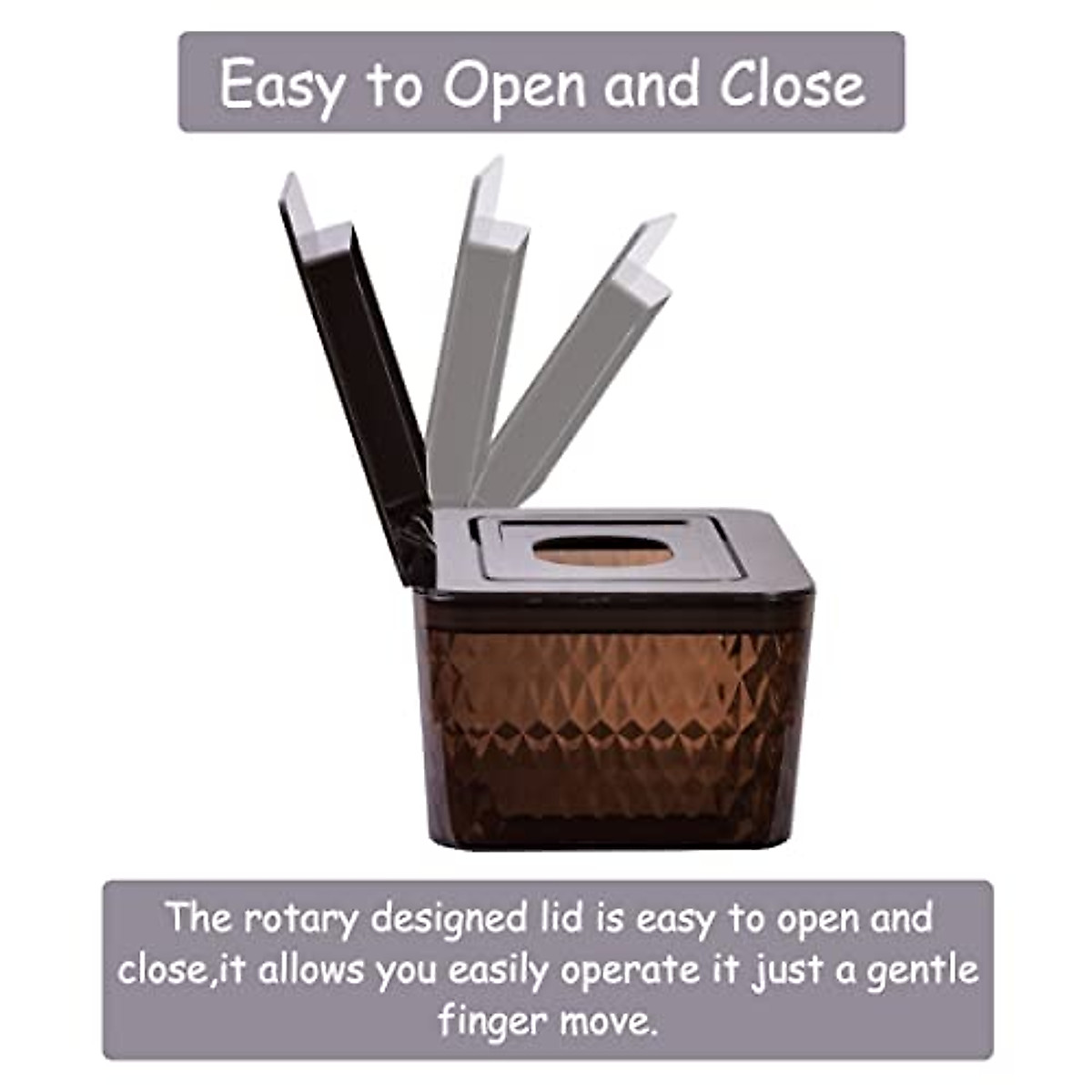 Umtiti Wipes Dispenser & Wipes Pouch/Tissue Bag, Wipes/Tissue Case with Moisture Seal Secure Lid, Non-Slip Rubber Feet & Sealing Design Keeps Wipes Fresh, Dustproof Wipes Container(BN+Panda)