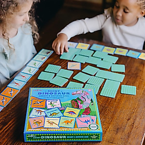 eeBoo: Shiny Dinosaur Memory and Matching Game, Developmental and Educational, Sharpens Recognition, Concentration and Memory, Perfect for Ages 3 and up