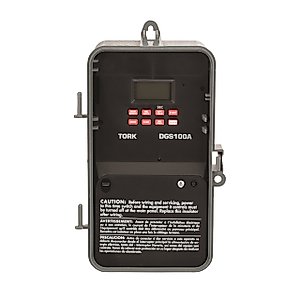 NSI DG100A Series DG100 Multipurpose Control 365/7 Day Time Switch, 120-277 VAC Input Supply, 1 Channel, DPDT Output Contact