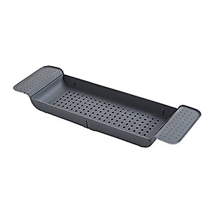 ZLXDP Bathroom Shelf Bathtub Tray Shower Caddy Bath Tub Rack Towel Holder Retractable Drainer Rack Storage Organize ( Color : D , Size : As Shown )