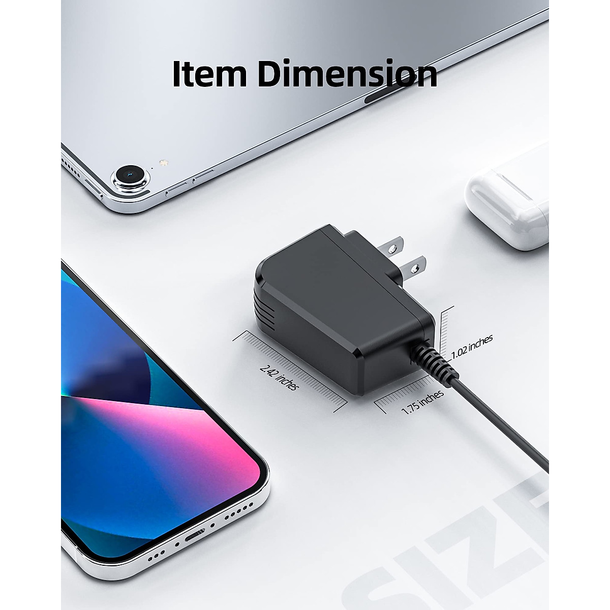 Compact-Designed Charger Fit for Manscaped Lawn Mower 3.0/2.0, Electric Groin Hair Trimmer Manscape Shaver Power Adapter Supply Cord